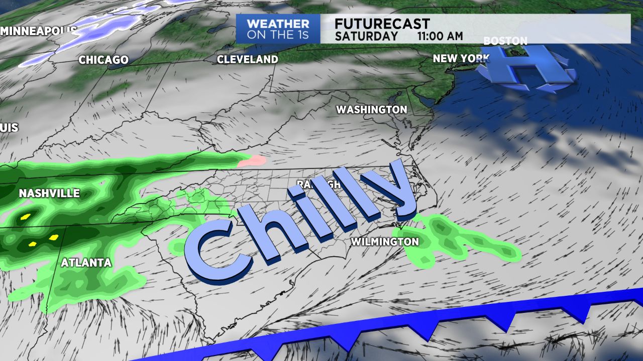 A warm Friday then chilly Saturday