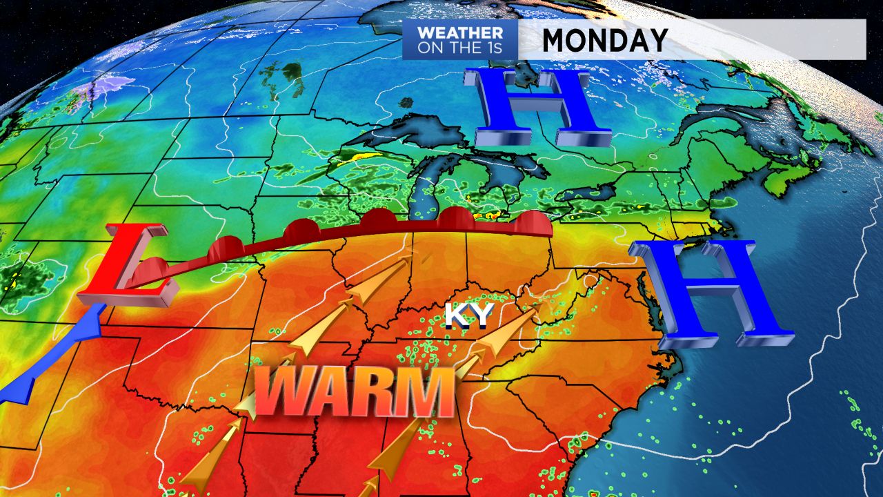 Warm and humid this week with a few t'storms