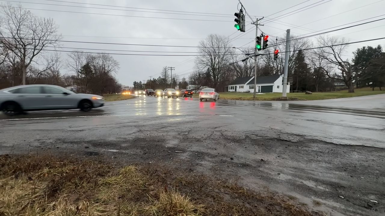 NYSDOT roundabout intersection in the town of Sweden