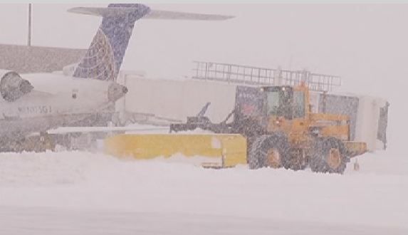 Snow Removal Down to a Science at Hancock International Airport