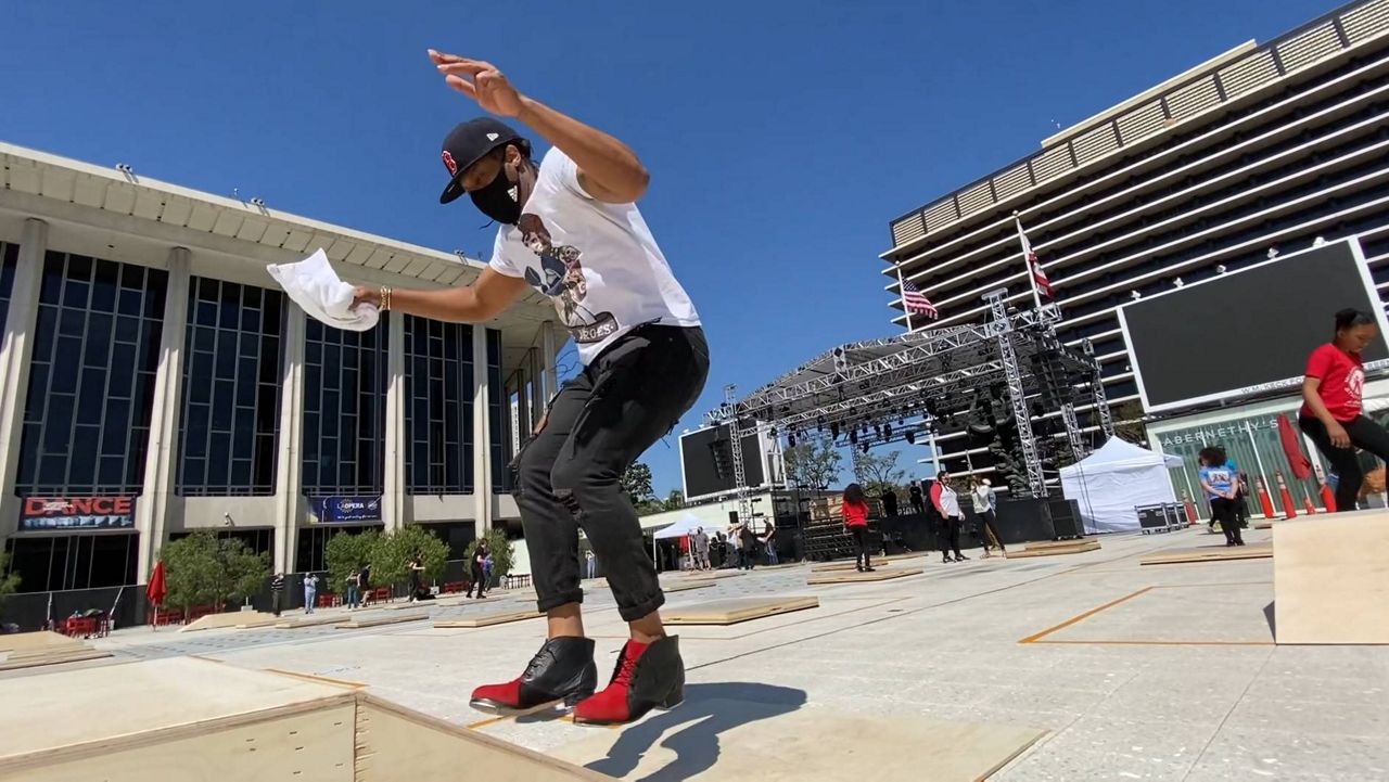 Dancers tap into history as Music Center celebrates National Tap Dance Day