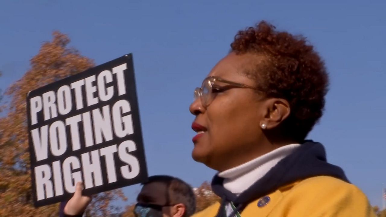 State Sen. Taylor marches for voting rights
