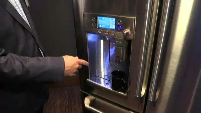 New Refrigerator Has Built-In Coffee Maker