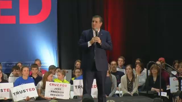 Ted Cruz Tells Rochester His Message Is 'Jobs, Freedom and Security'