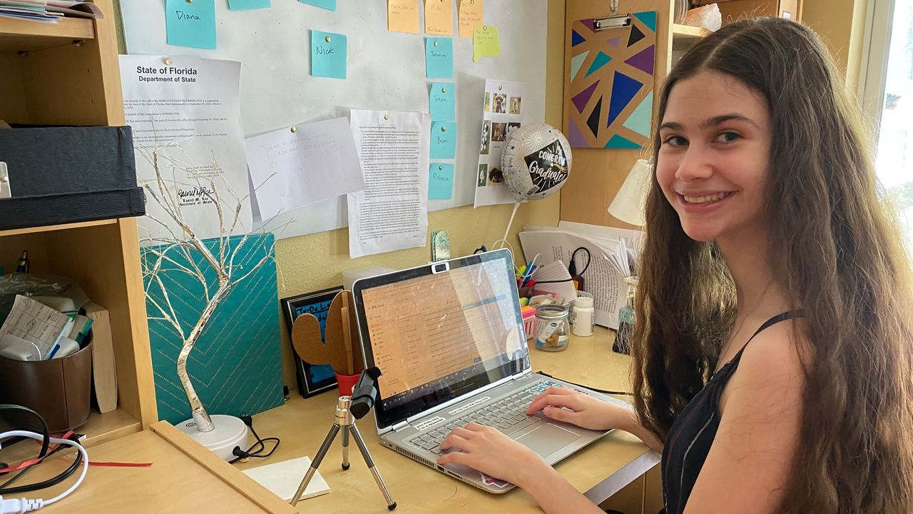 Teen creates study guide