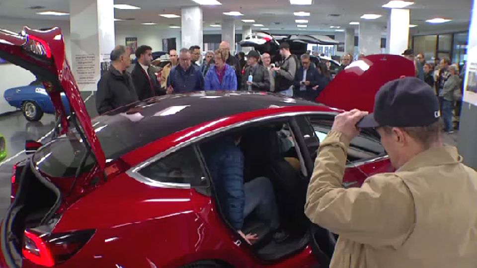 Tesla brings Model 3 to Rochester with hopes of local dealership too