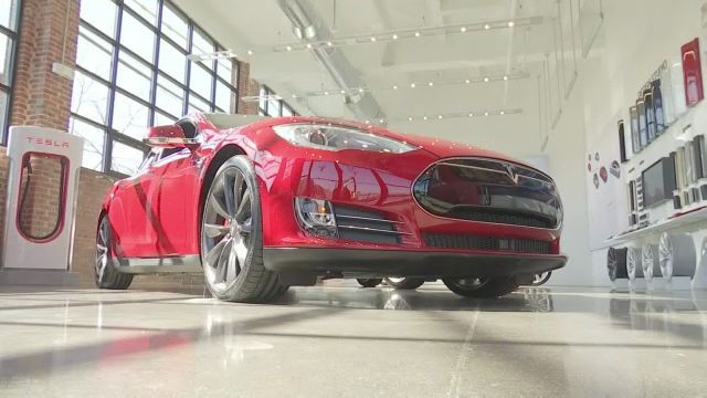 Tesla Electric Car Company Rolls into Brooklyn