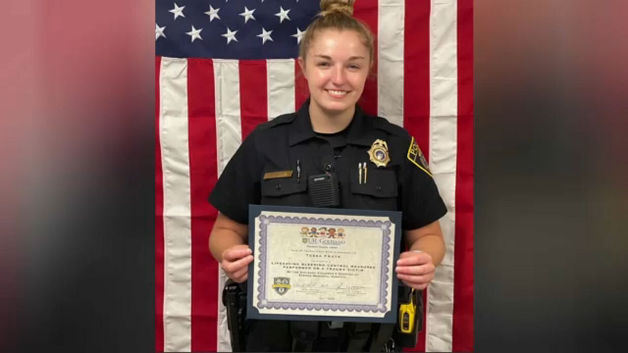 Webster Police Officer Honored After Life-Saving Actions Last Month