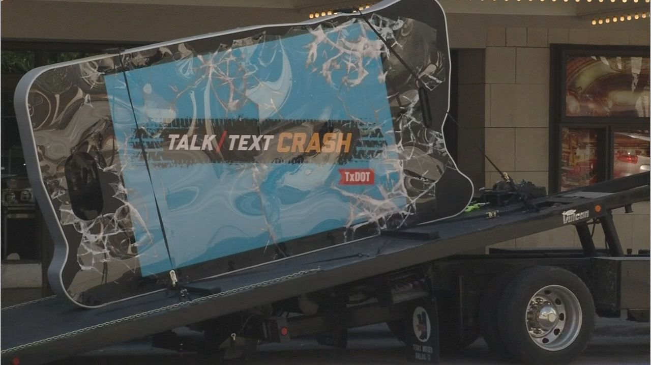 TXDOT Aims to Discourage Texting-and-Driving With Massive Cell Phone ...