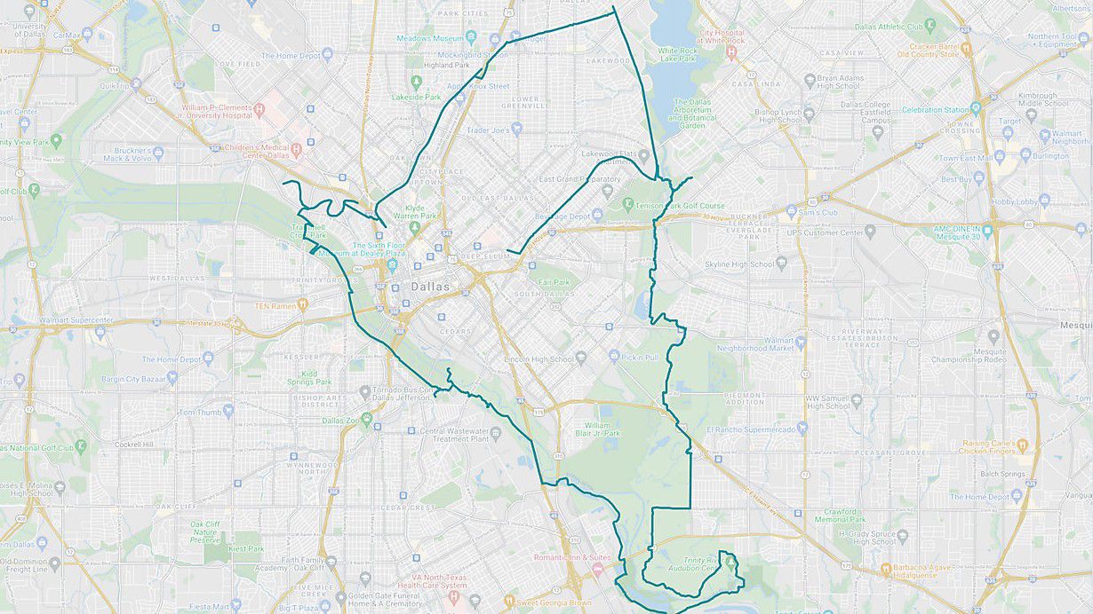 Dallas creating first of its kind 50-mile bike trail