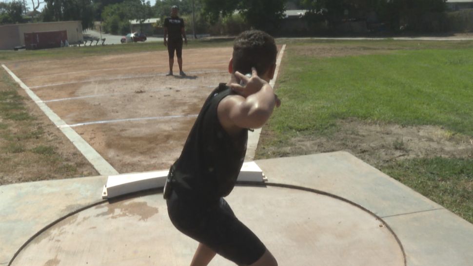 7-Year-Old Shot Put Thrower Heading to the Jr. Olympics