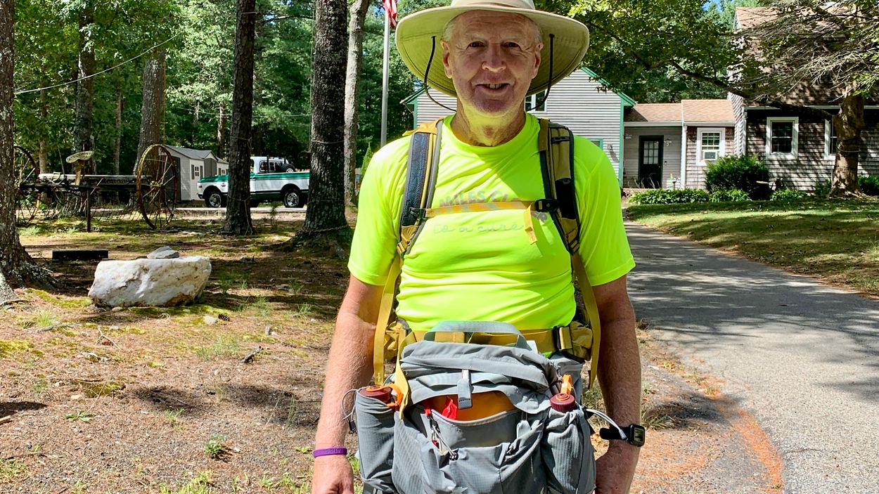 Worcester man walking from Cape Cod to Maine to honor wife