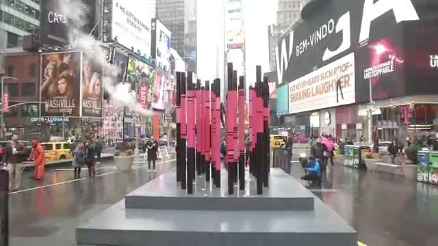 Times Square Shows Love for Immigrants for Valentine's Day