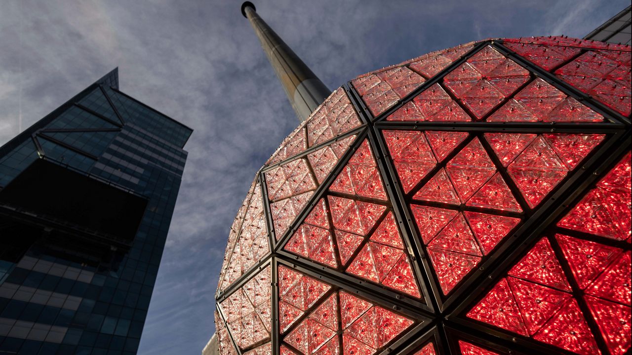 Times Square ball ready for New Year's Eve