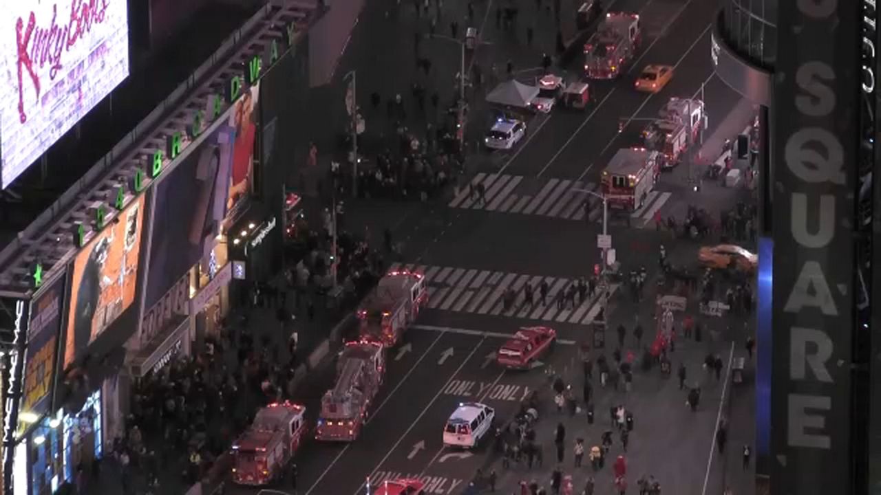 Times Square high-rise fire forces evacuation
