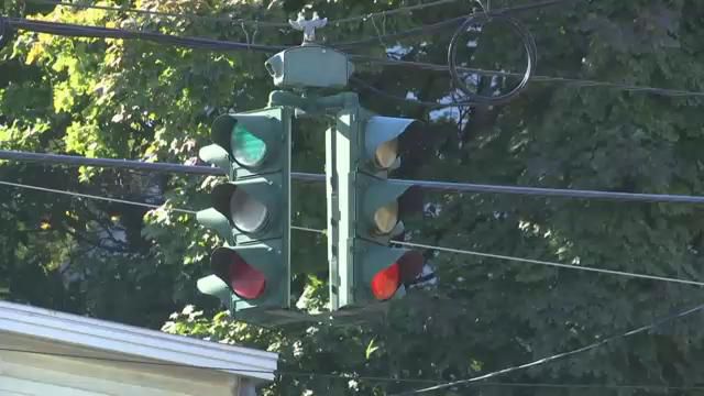 Traffic Light on Syracuse's Tipp Hill is Iconically Irish