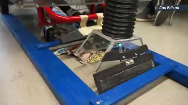 High School Students' Vacuum That Sucks Trash Off Subway Tracks to Be ...