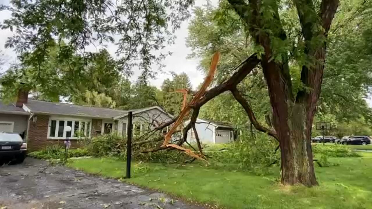 Thunderstorms roll across Rochester area
