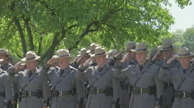 State Troopers Remember the Fallen, Pray for Another