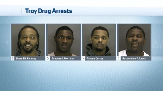 Troy Police: 4 Arrested on Drug-Related Charges After Apartment Search