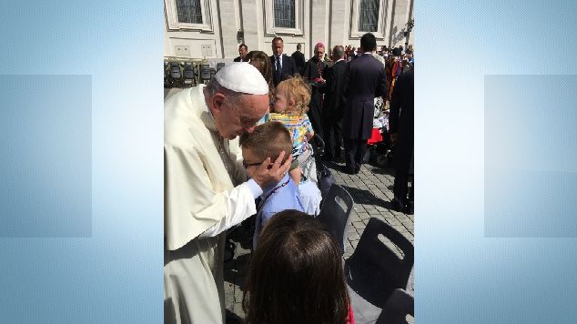 Troy Boy Meets Pope Francis in Italy as Part of His Make-A-Wish