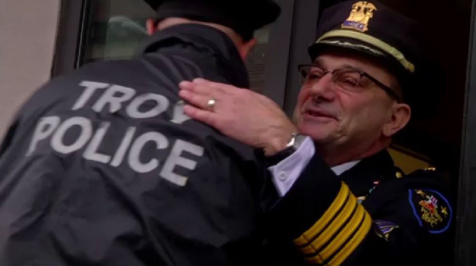 Outgoing Troy Police chief honored for more than 40 years of service