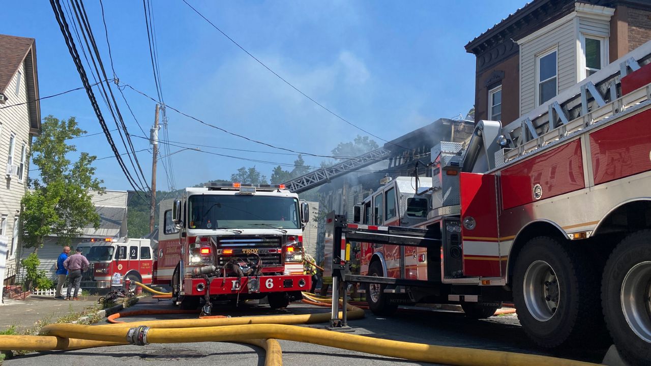 Houses believed to be destroyed by fire in South Troy