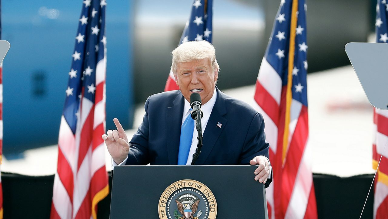 Trump targeting GOP impeachment voter at Ohio rally
