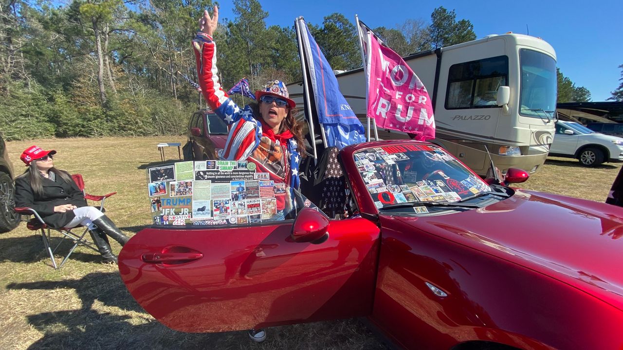 Trump rally draws thousands to Conroe Texas