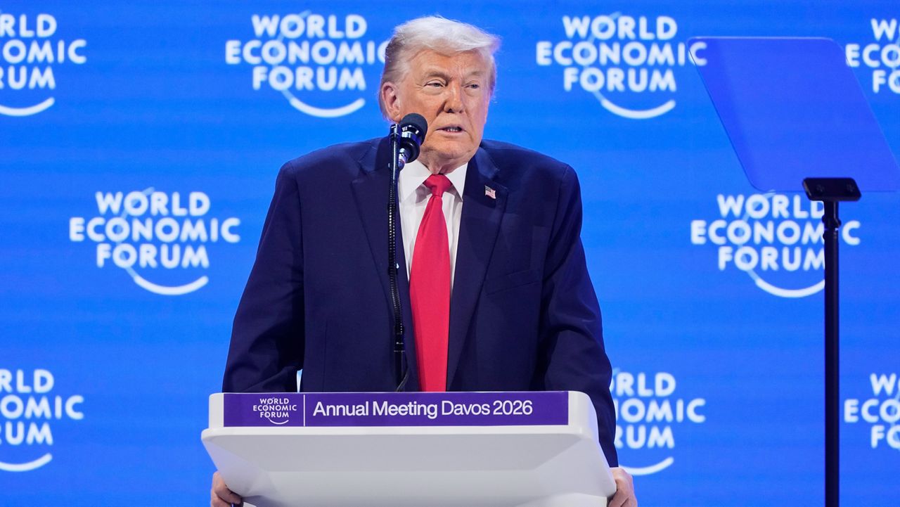 In Davos, Trump says he won't use force to take Greenland
