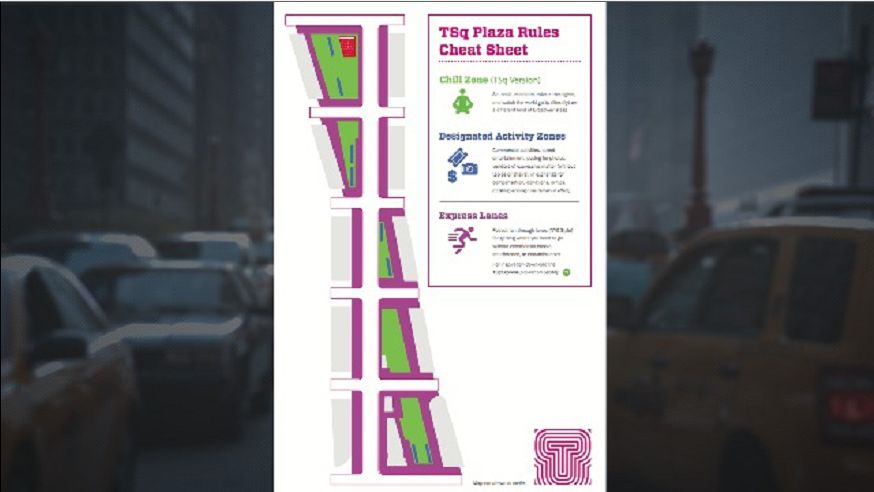 The Call Blog: DOT Begins Installing New Zones in Times Square