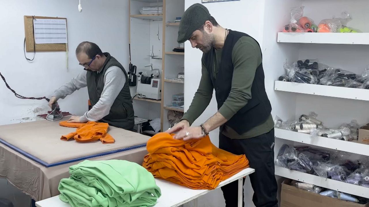 Fashion designer brings clothes to Turkey after earthquake