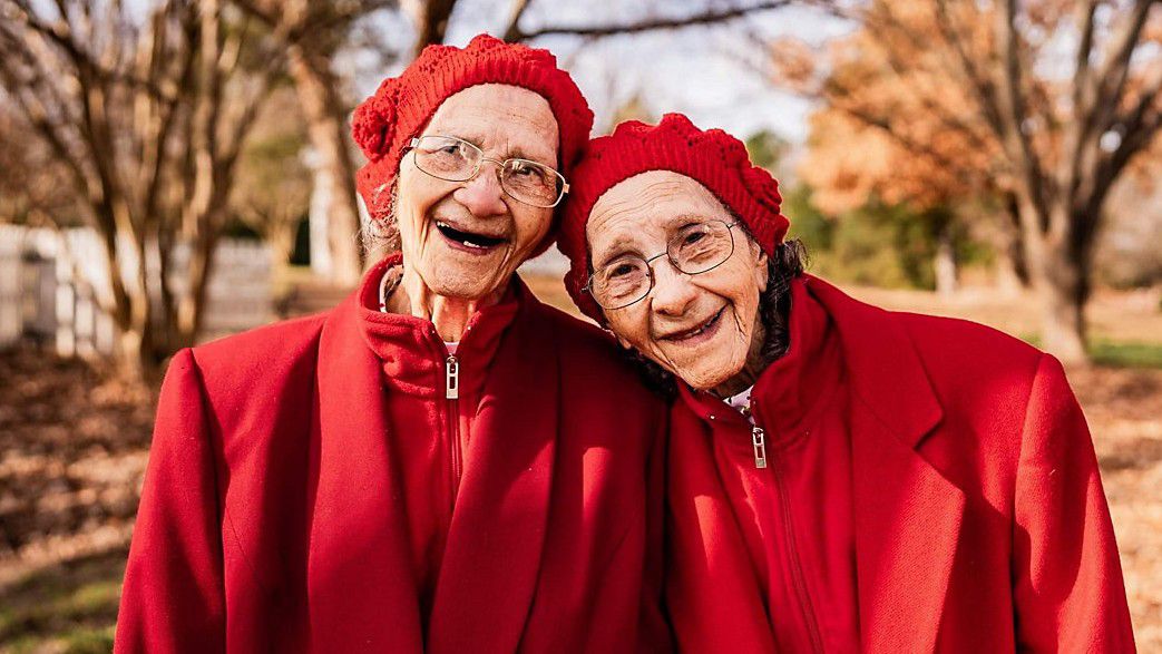 Identical twins turning 100 years old on NYE
