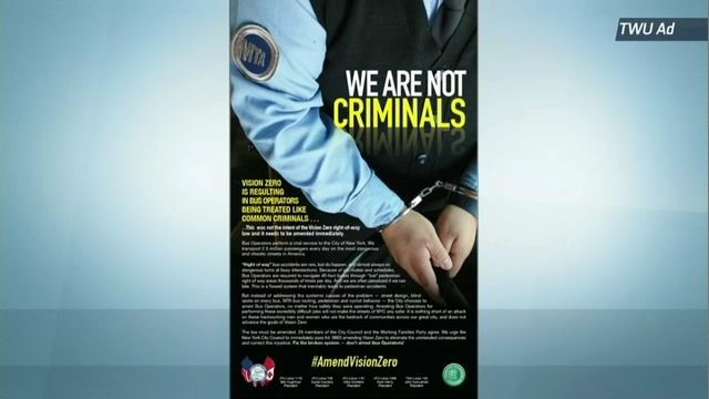 Union Defends Bus Drivers Against Vision Zero in New Ad Campaign