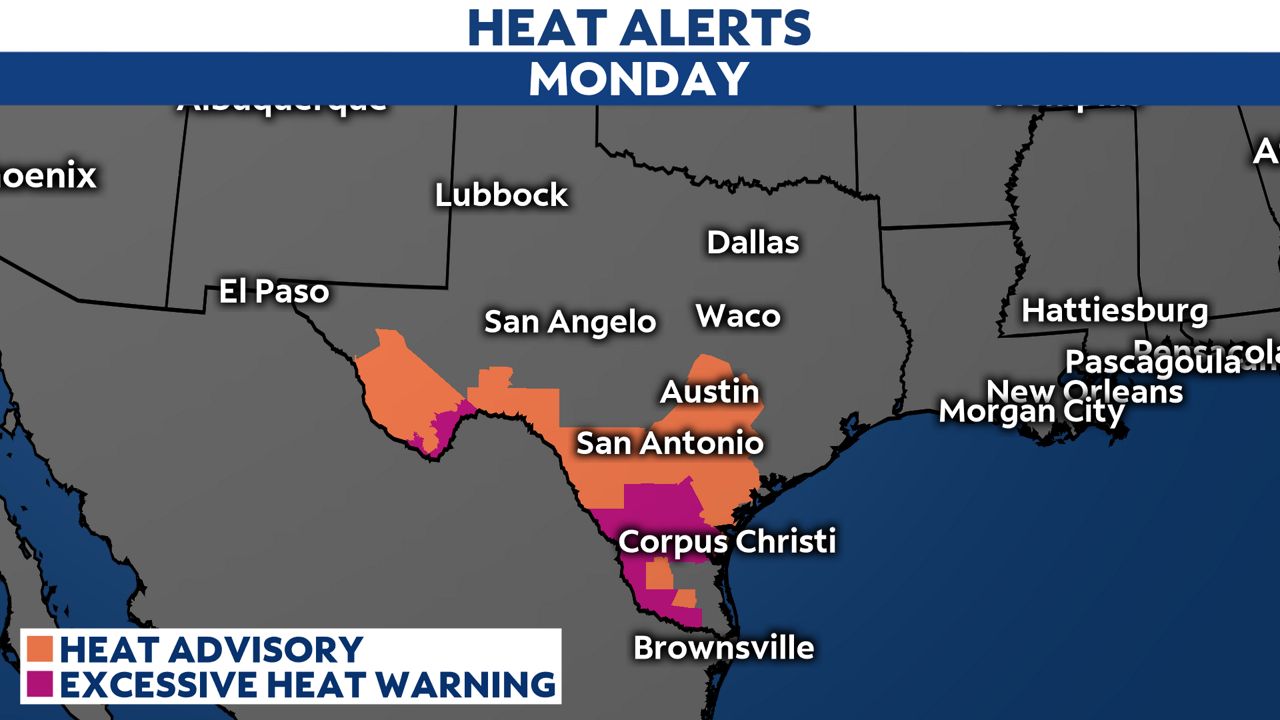 Texans brace for extreme heat and thunderstorms Monday