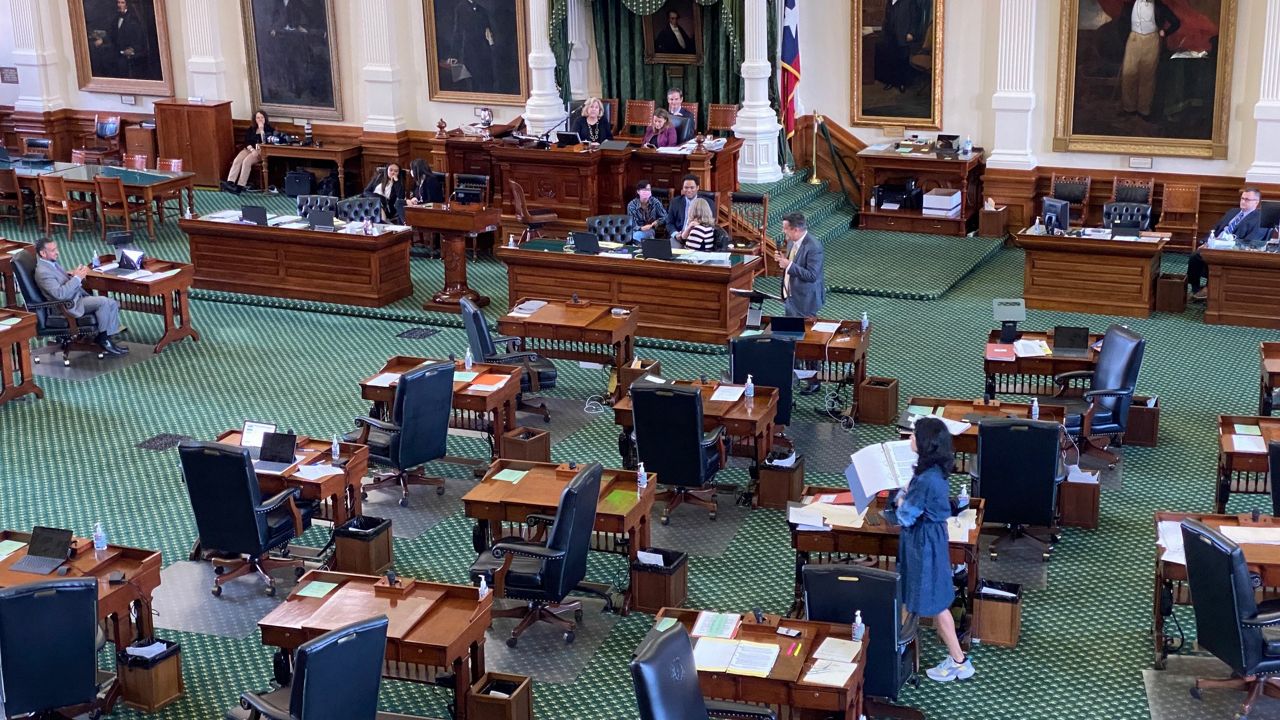 Texas senator filibusters GOP voting bill as House Democrats remain absent