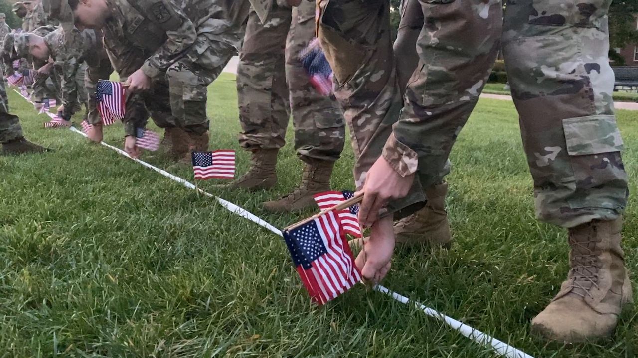 University of Dayton ROTC remembers 9/11 victims