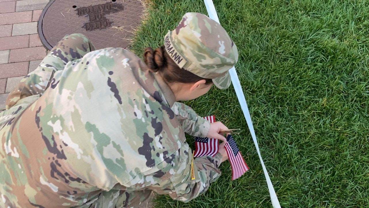 University of Dayton ROTC remembers 9/11 victims