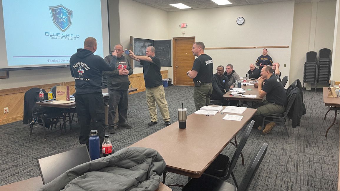 Western Mass police officers practice de-escalation tactics