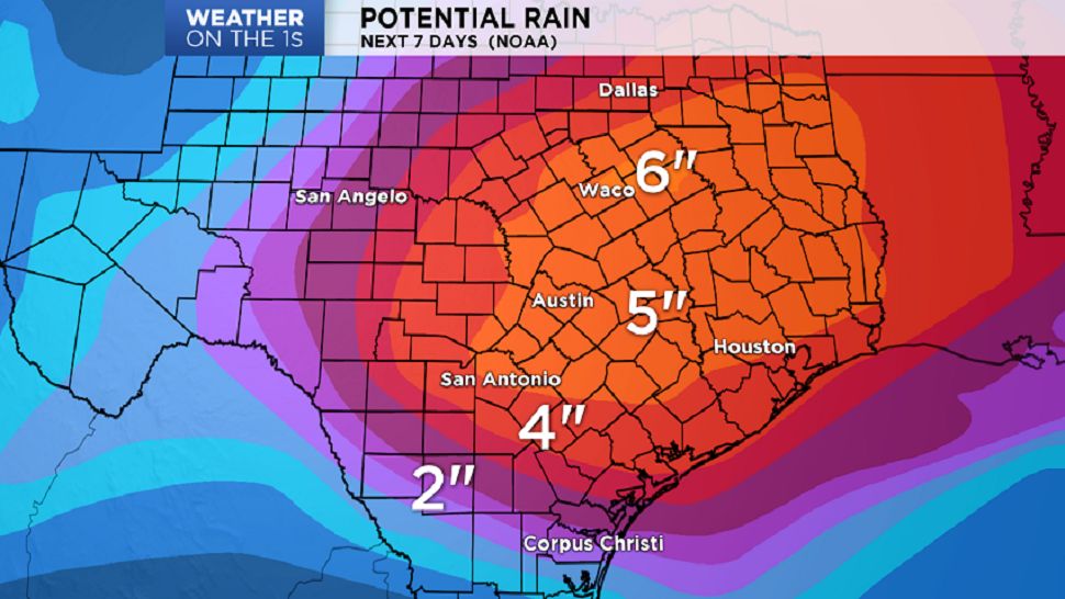 Heavy Rain Event Unfolding For Friday