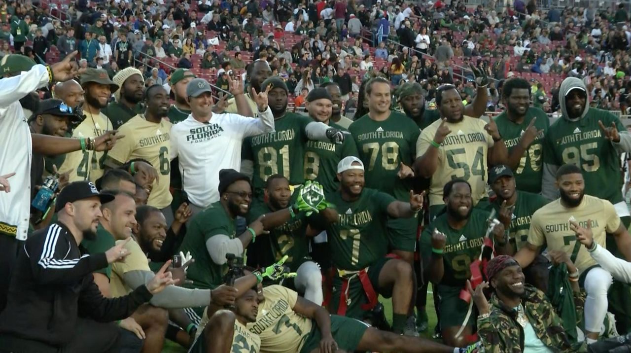 USF flag football game opens door for alums to come home