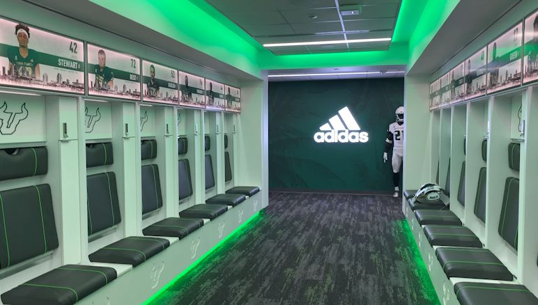 USF Football unveils new $3 million locker room