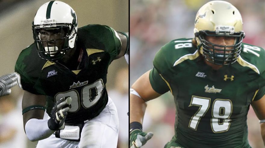 USF Football Alums JPP, Reiter Right At Home At Ray Jay