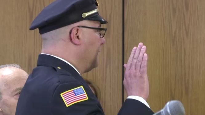 Utica Police Officers Promoted at City Hall