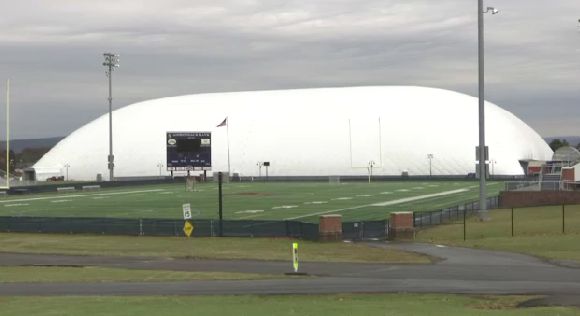 Utica College re-inflates dome
