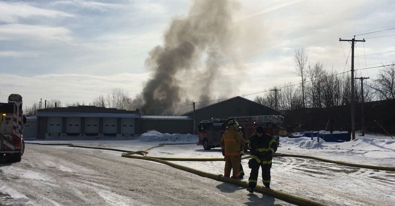 Crews Control Fire at Remet Corp. Building