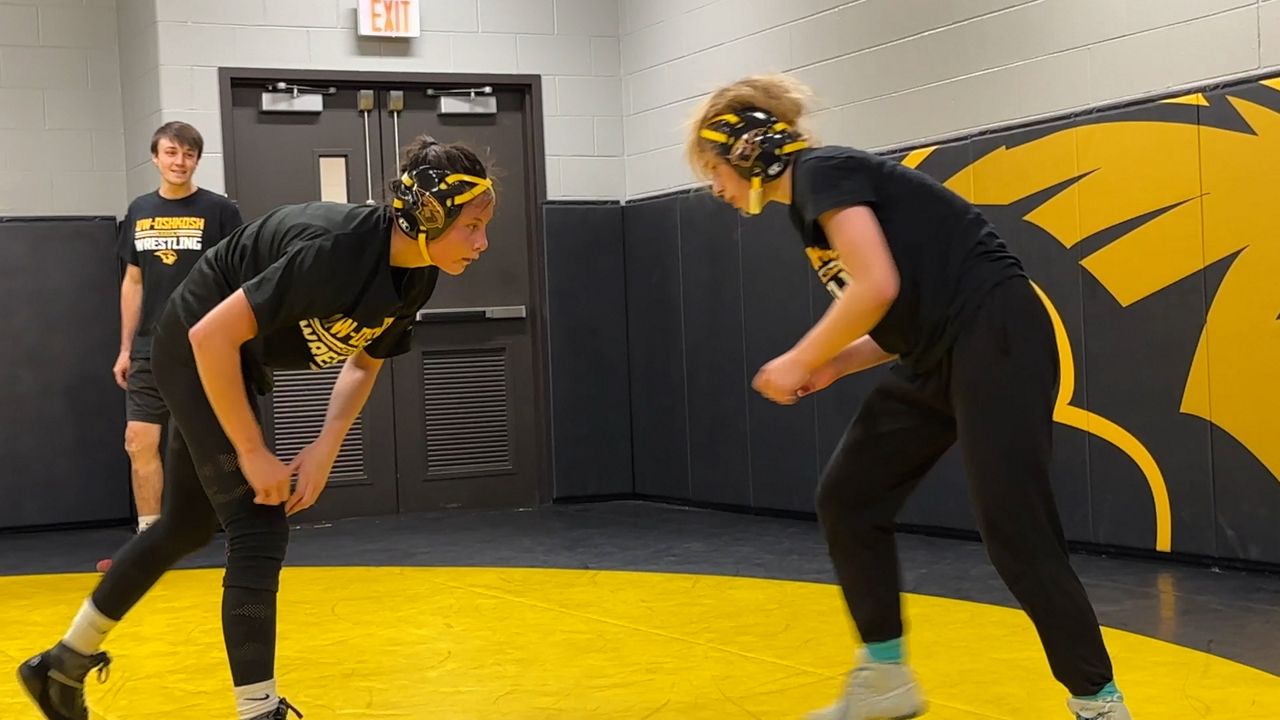 UWO women's wrestling team in inaugural season