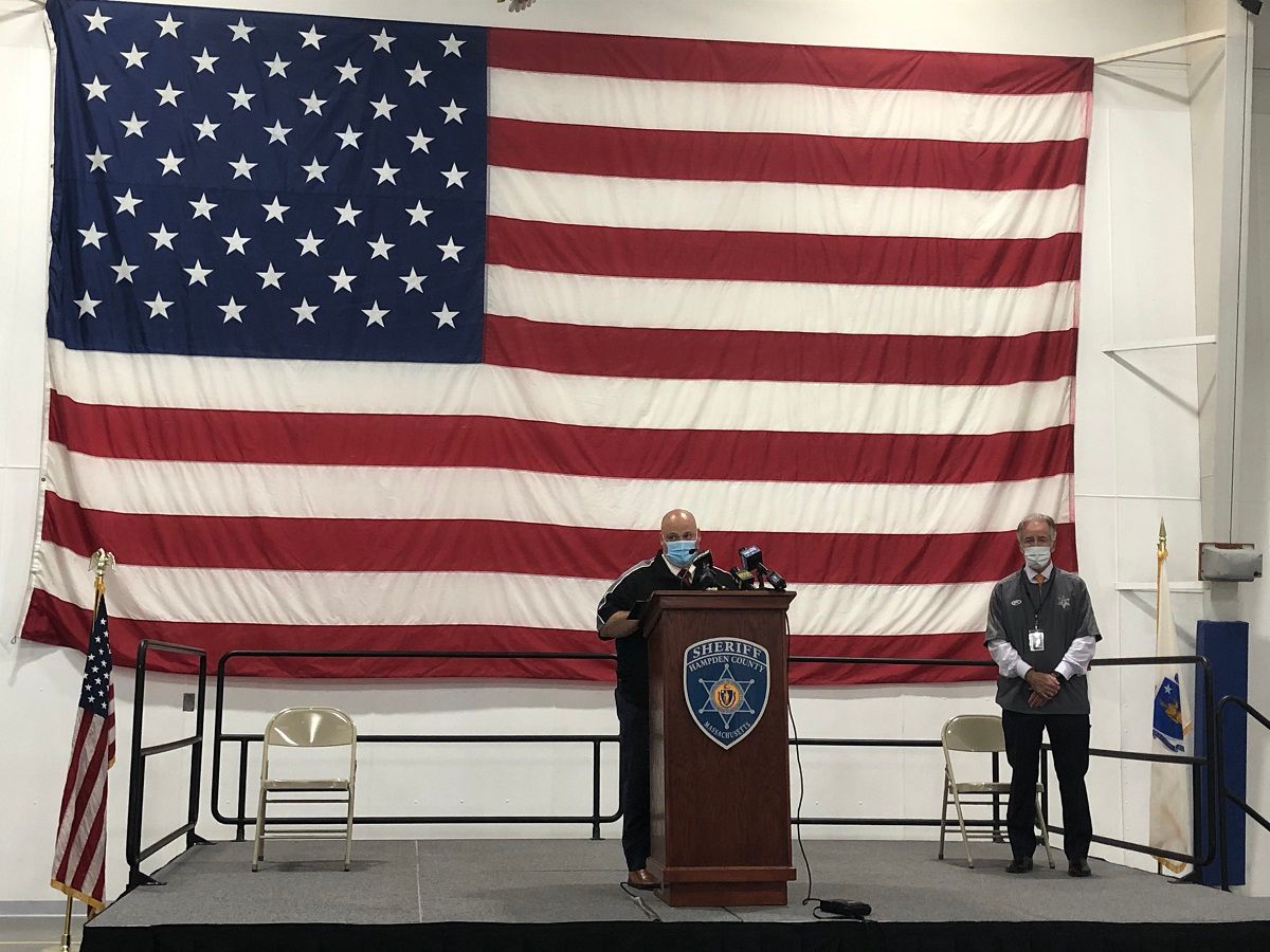 Rep. Neal Tours Hampden County Jail