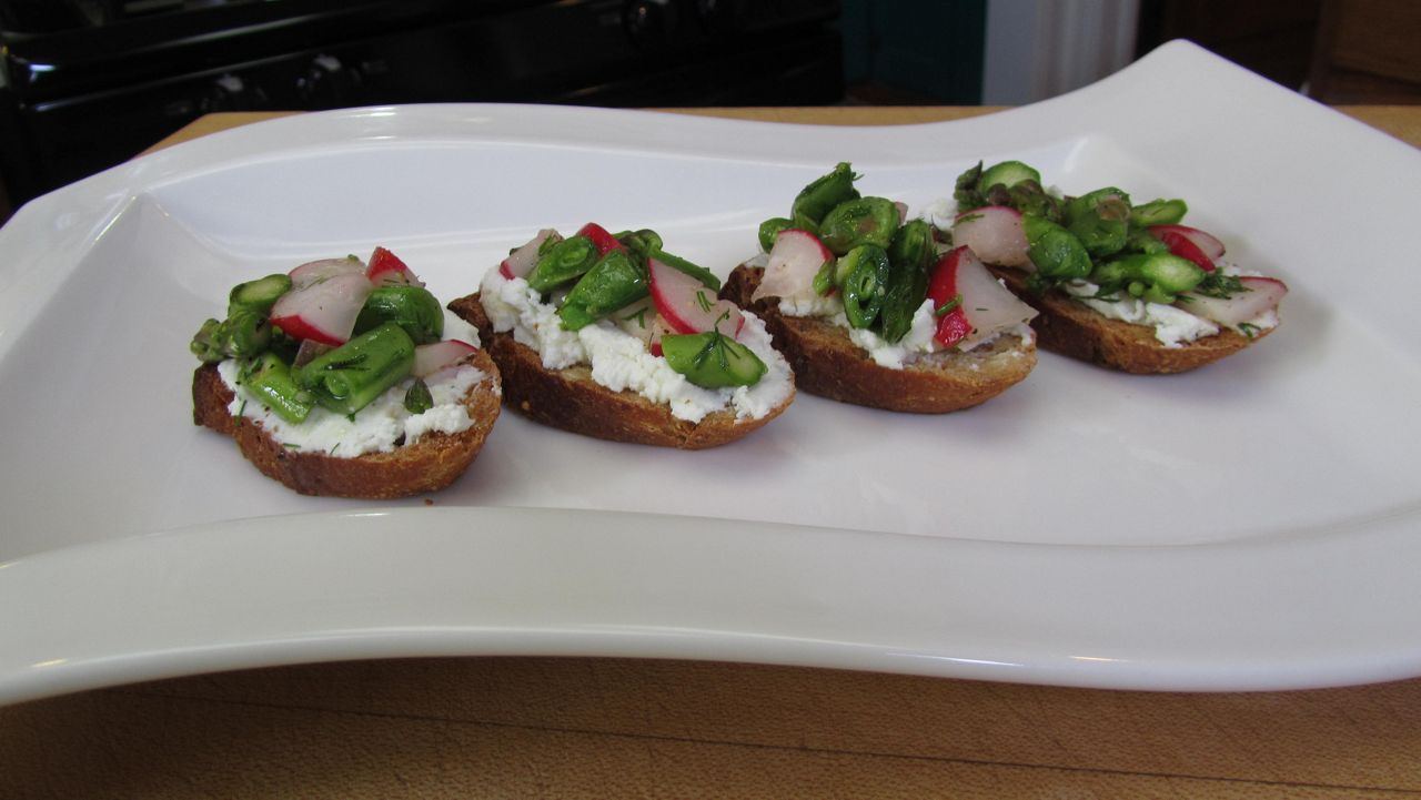 Vegetable Crostini