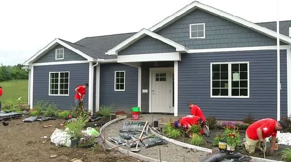 Smart home for disabled veteran gets fresh landscaping